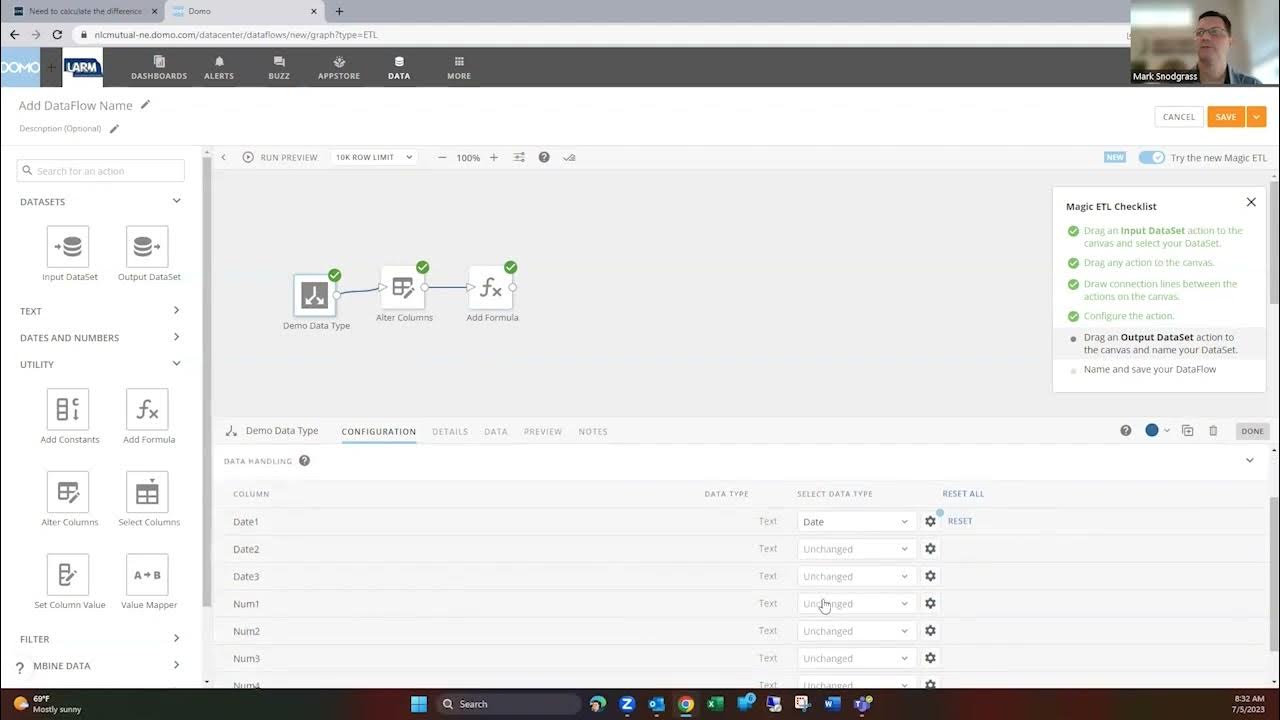 Cleaning Up Bad Data In Domo using Magic ETL - YouTube