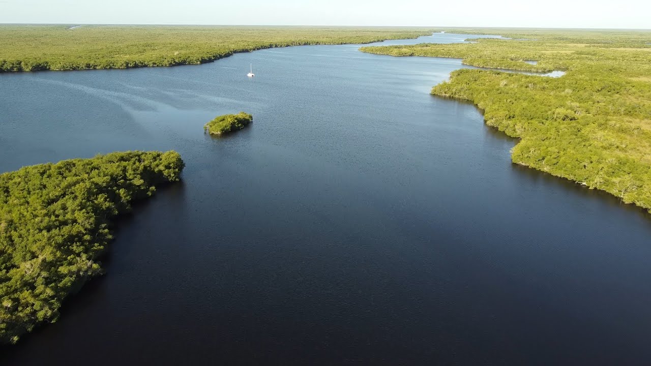 Everglades - Tarpon Bay - Florida Aerial View - YouTube