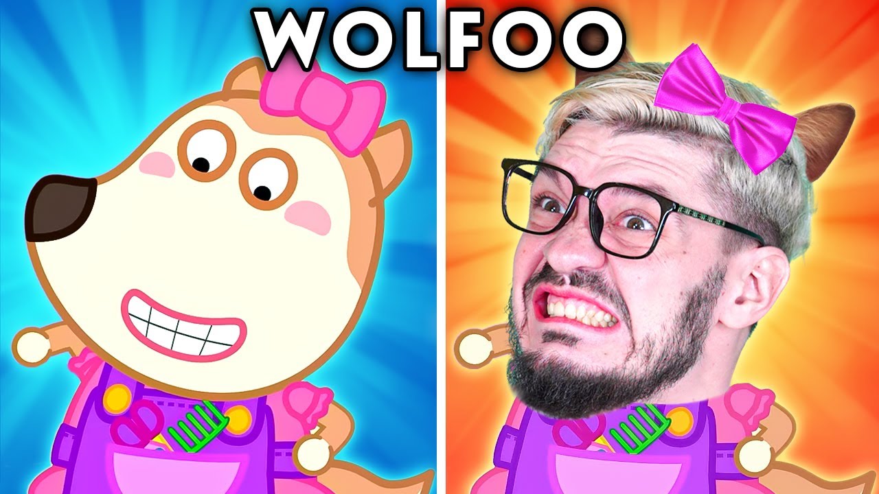 WOLFOO WITH ZERO BUDGET! - WOLFOO FUNNY ANIMATED PARODY | Lucy's Hair ...