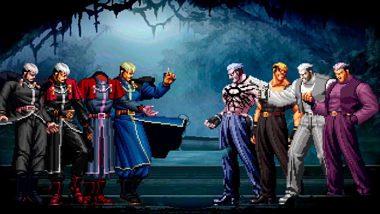 [KOF Mugen] Goenitz Team vs Yamazaki Team - YouTube