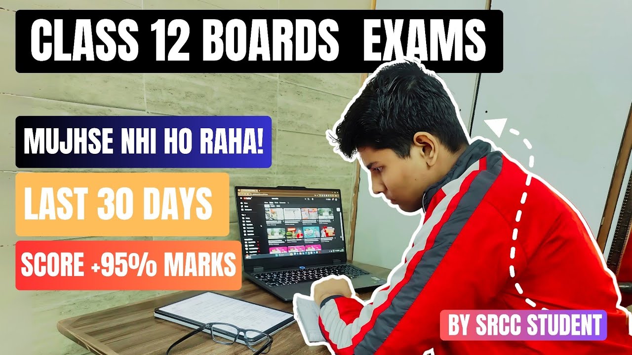 CLASS 12 BOARD 2025 | 30 DAYS TOPPER STRATEGY | MASTER PLAN TO SCORE 95 ...