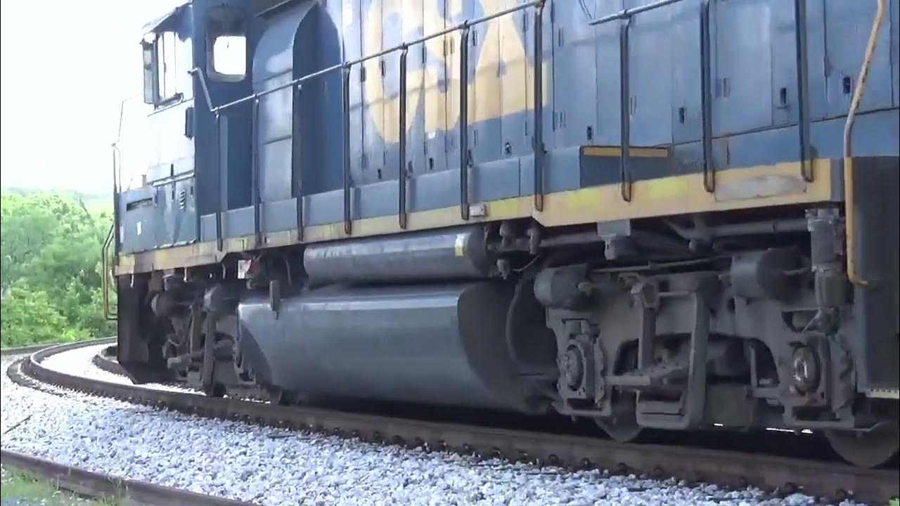 #16333 CSX L122-30 Local Freight train Part 2 - YouTube
