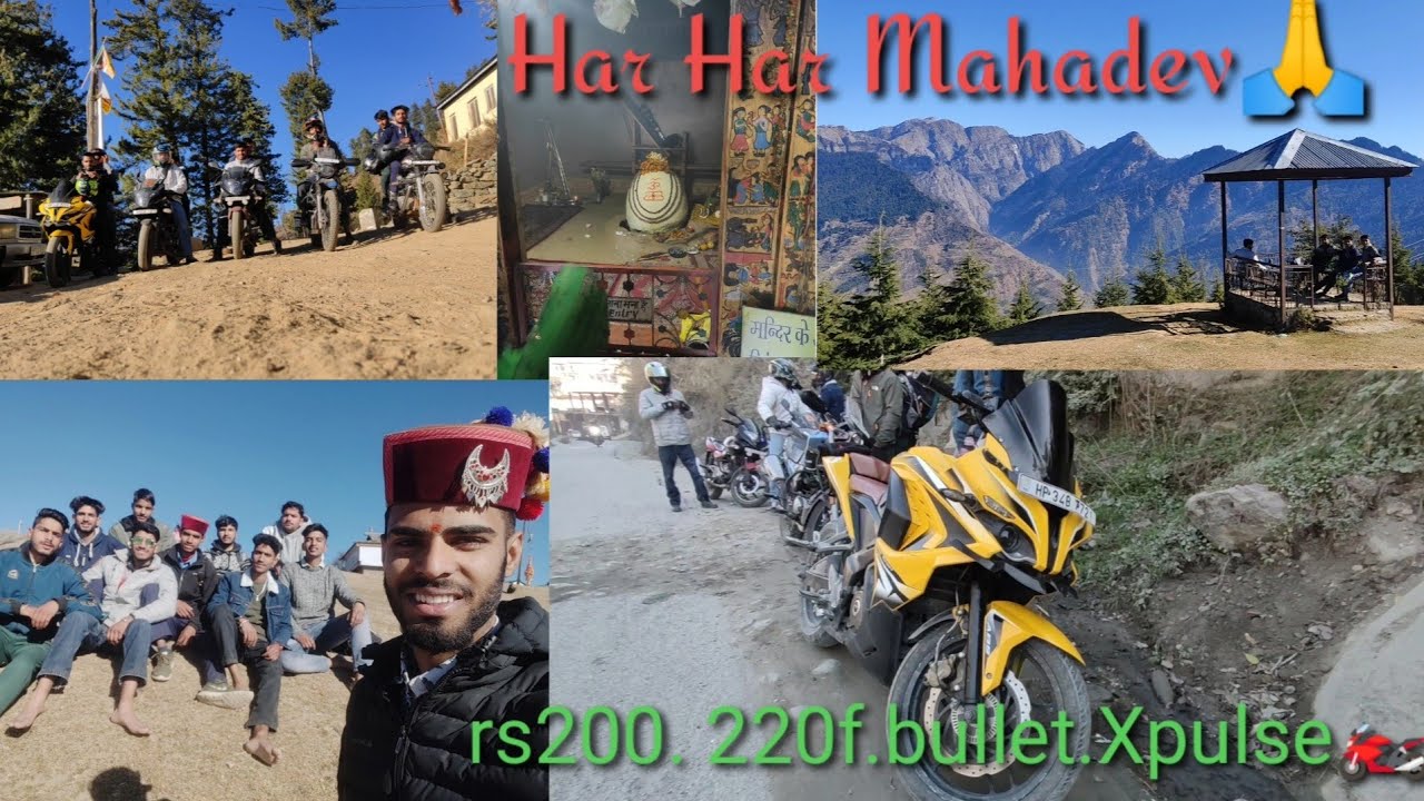Bijli Mahadev🙏 ride🏍 with 5 bike's🏍🏍 - YouTube