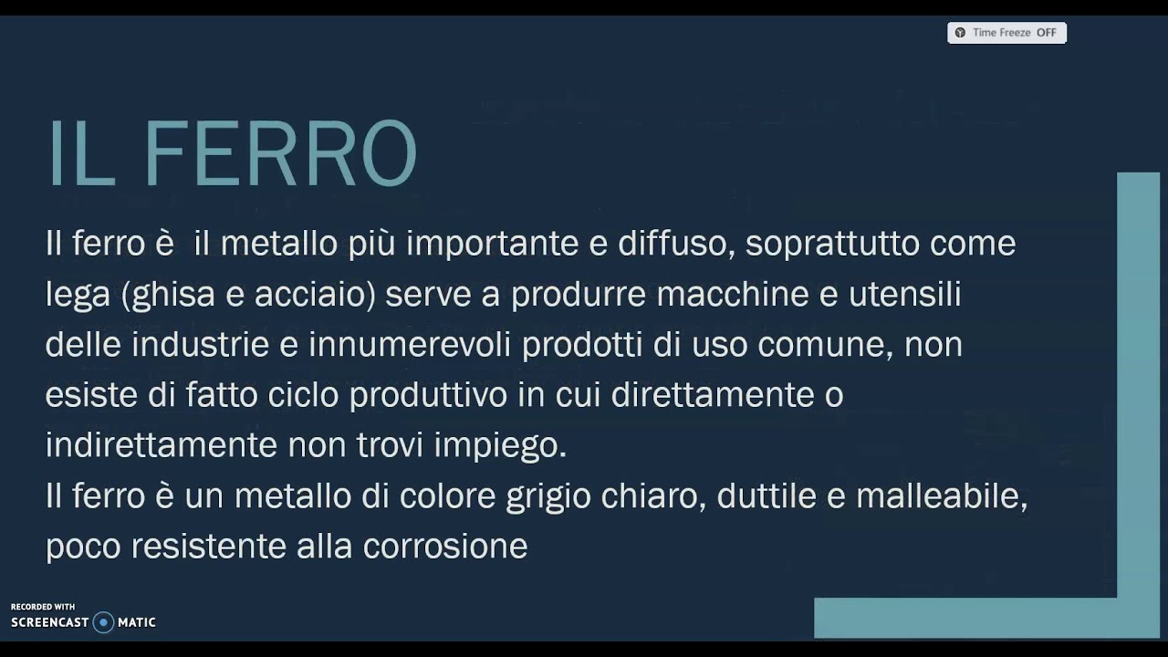 I metalli Il ferro e le sue leghe - YouTube
