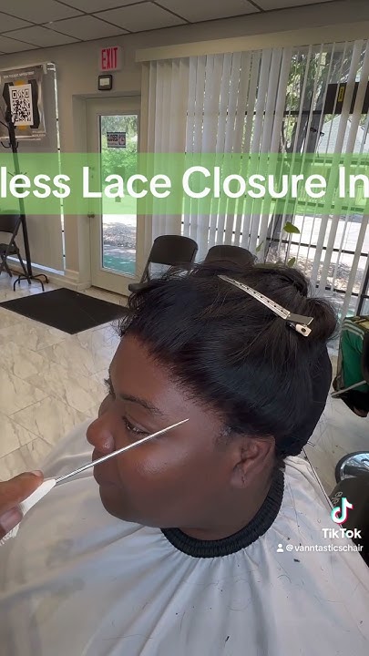 Clueless lace closure install! - YouTube