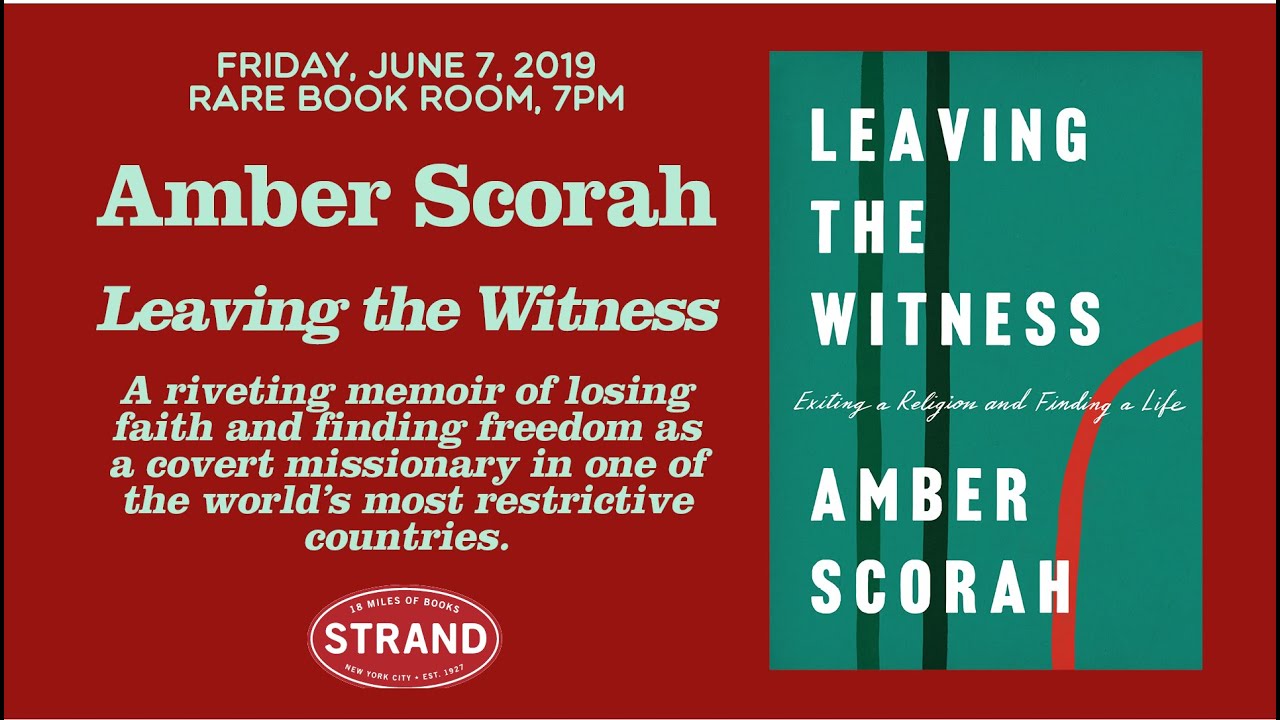 Amber Scorah | Leaving The Witness - YouTube