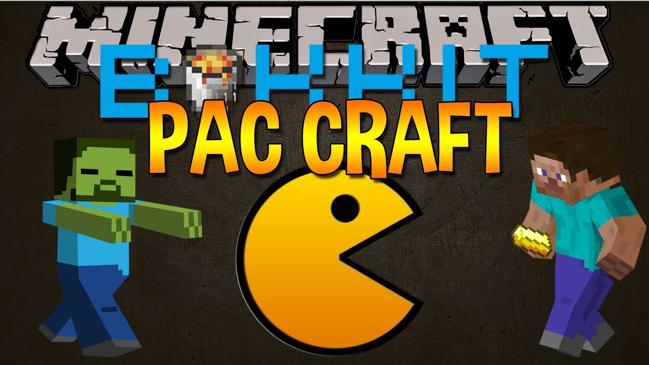 Minecraft Plugin: PAC CRAFT - PAC MAN IN MINECRAFT! - YouTube
