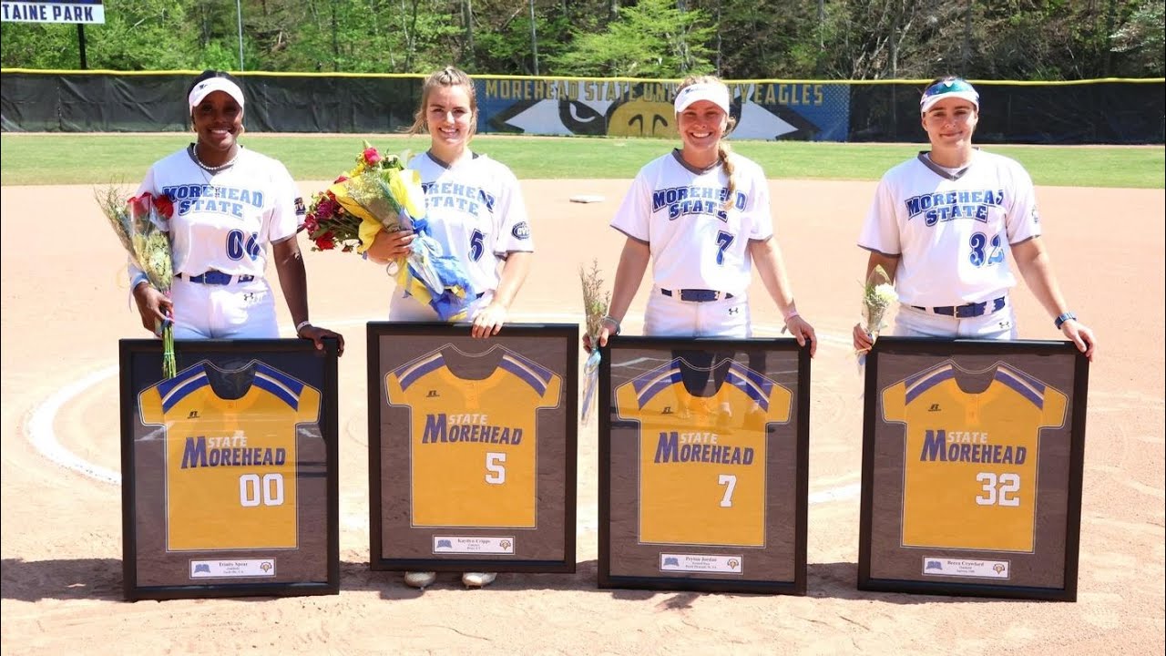 Morehead State Softball Senior Day - YouTube