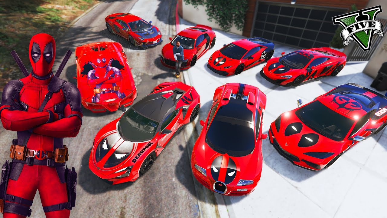 GTA 5 - Stealing Deadpool’s Luxury SuperCars with Franklin! (Real Life ...