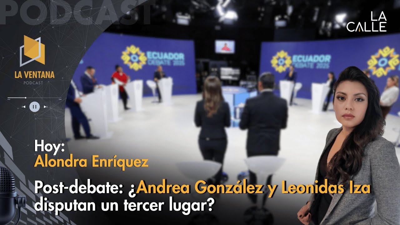 ¿Andrea González y Leonidas Iza disputan un tercer lugar? | Alondra ...