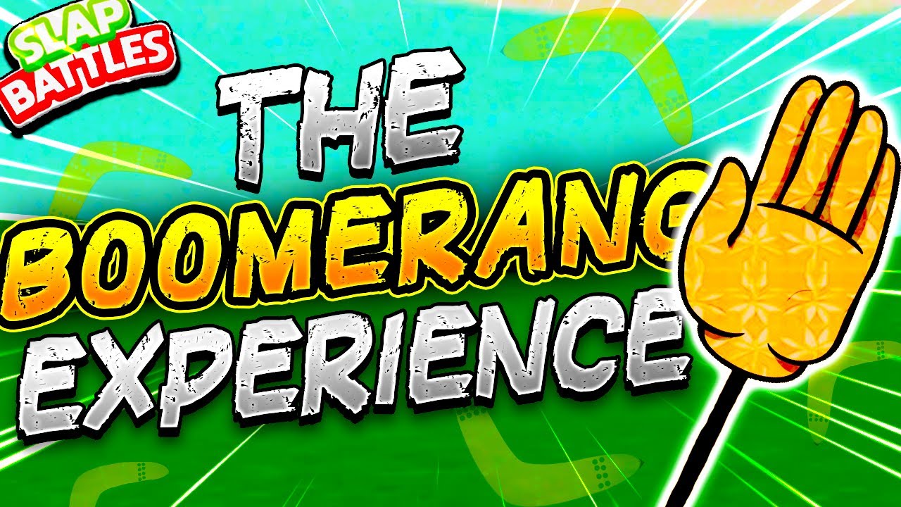 The BOOMERANG Glove Experience in Slap Battles 🪃 - Roblox - YouTube