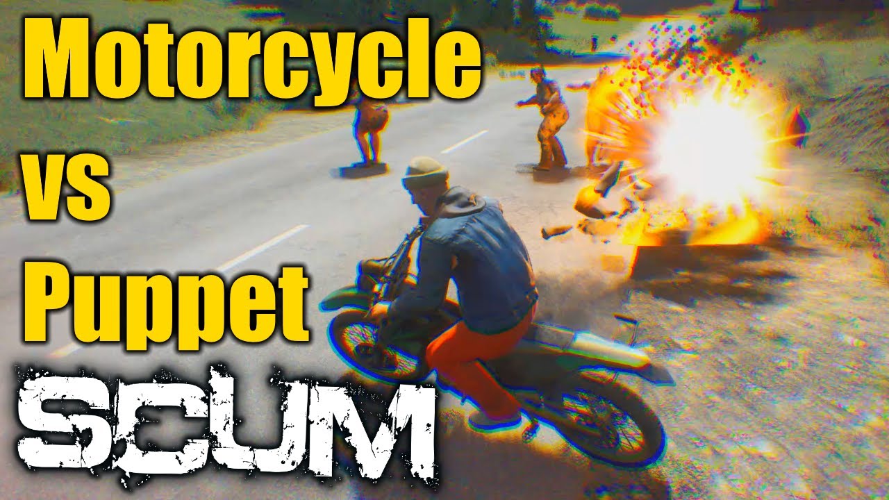 Quick Clip | Motorcycle vs C4 puppet | SCUM - YouTube