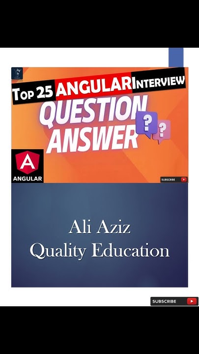 Angular Expert Shares Top 25 Interview Questions and Answers ...