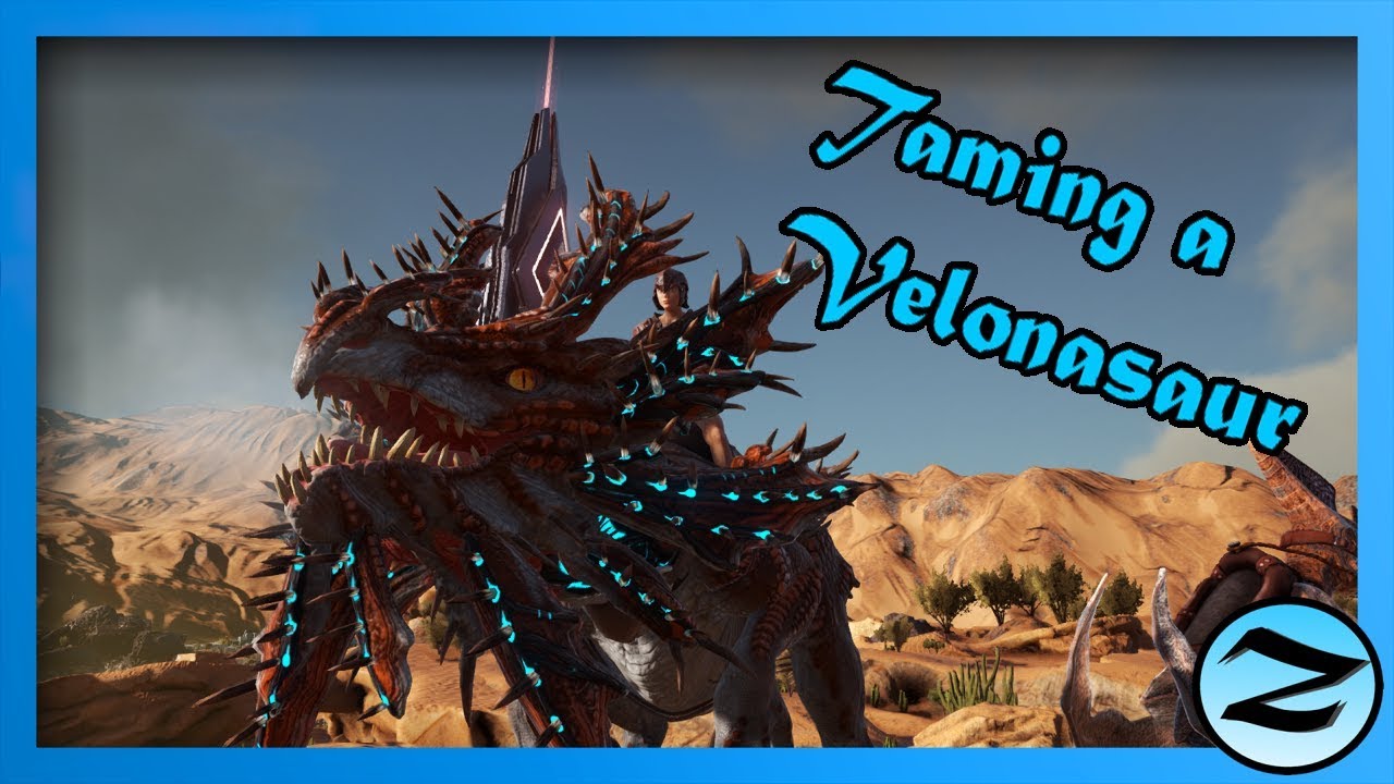 TAMING A VELONASAUR!! | ARK: Extinction | DLC gameplay E9 - YouTube