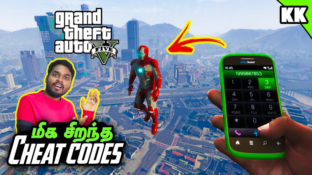 GTA 5 Cheats in Tamil | Best GTA 5 Cheat Codes | GTA 5 Phone Cheat ...