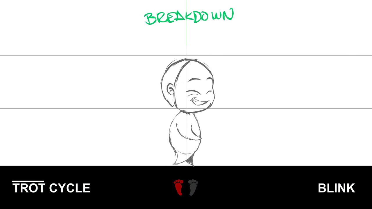 Chibi Walk Cycle WIP - YouTube
