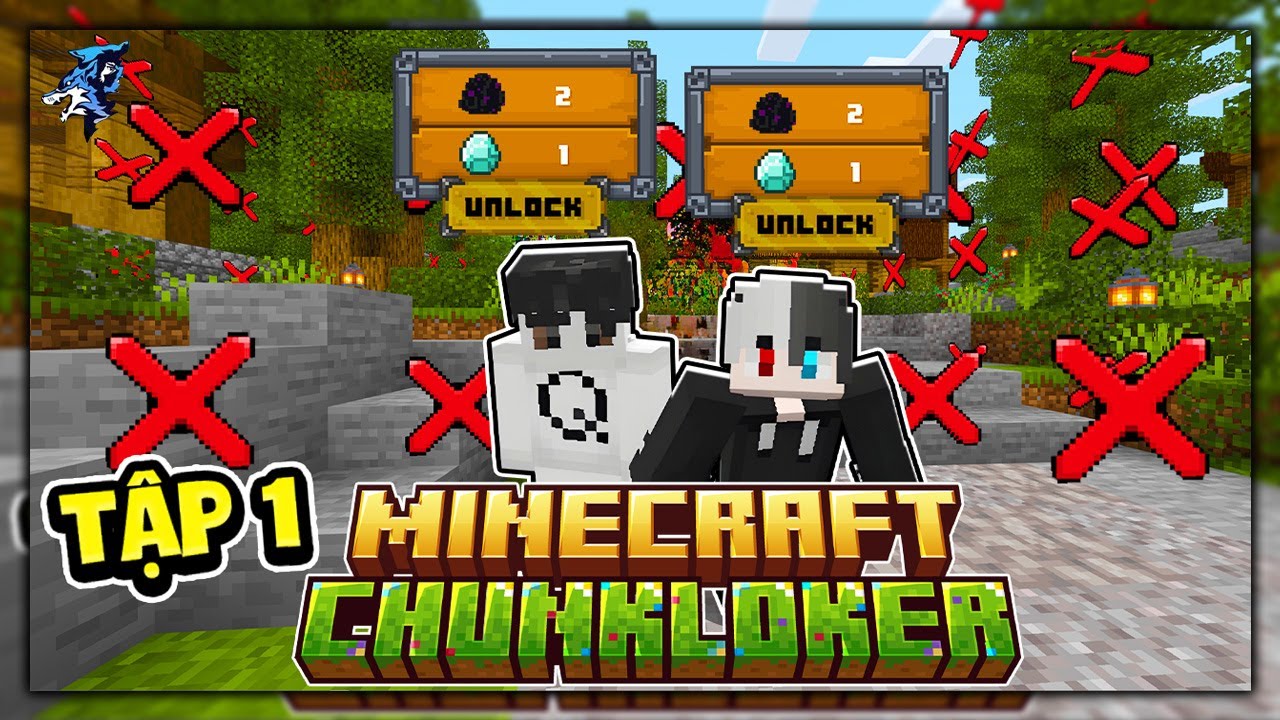Tôi Và NeyuQ Mở Khóa Thành Tựu Báo Thủ Vượt Khó | Minecraft Chunk Lock ...