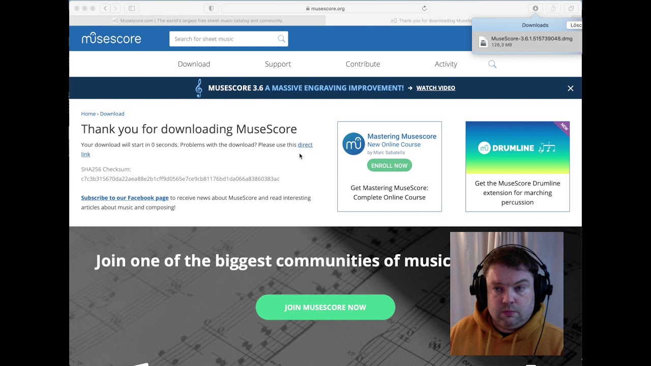MuseScore 3.6 - Installation - Tutorial 01 Deutsch Download und Mac ...