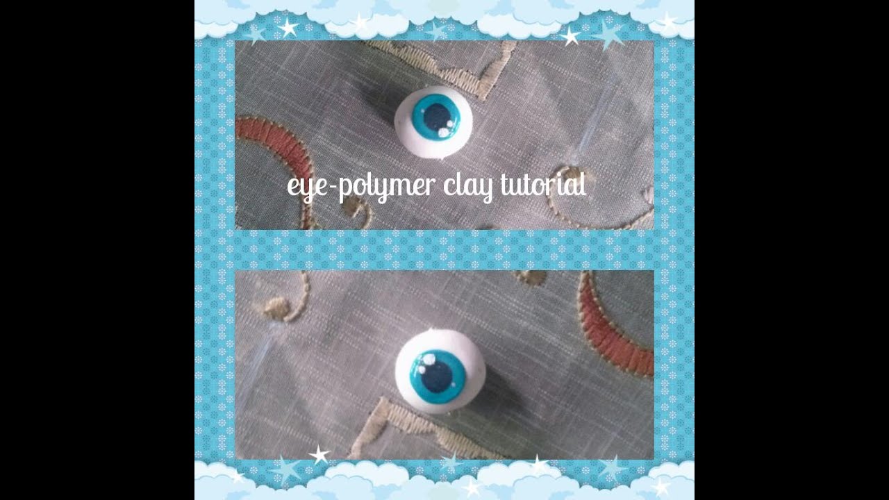 Eyeball-Polymer clay tutorial. Easy,Simple/ DIY - YouTube