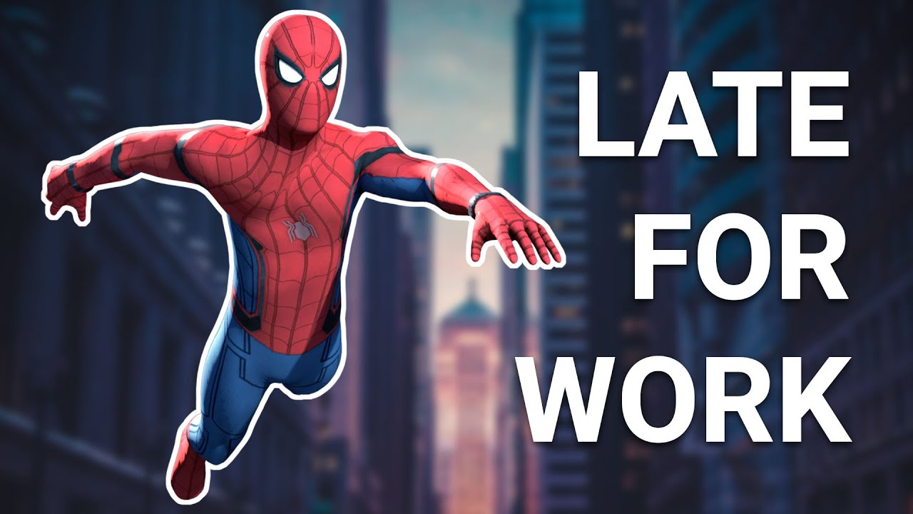 Spiderman: LATE FOR WORK | Short Film - YouTube