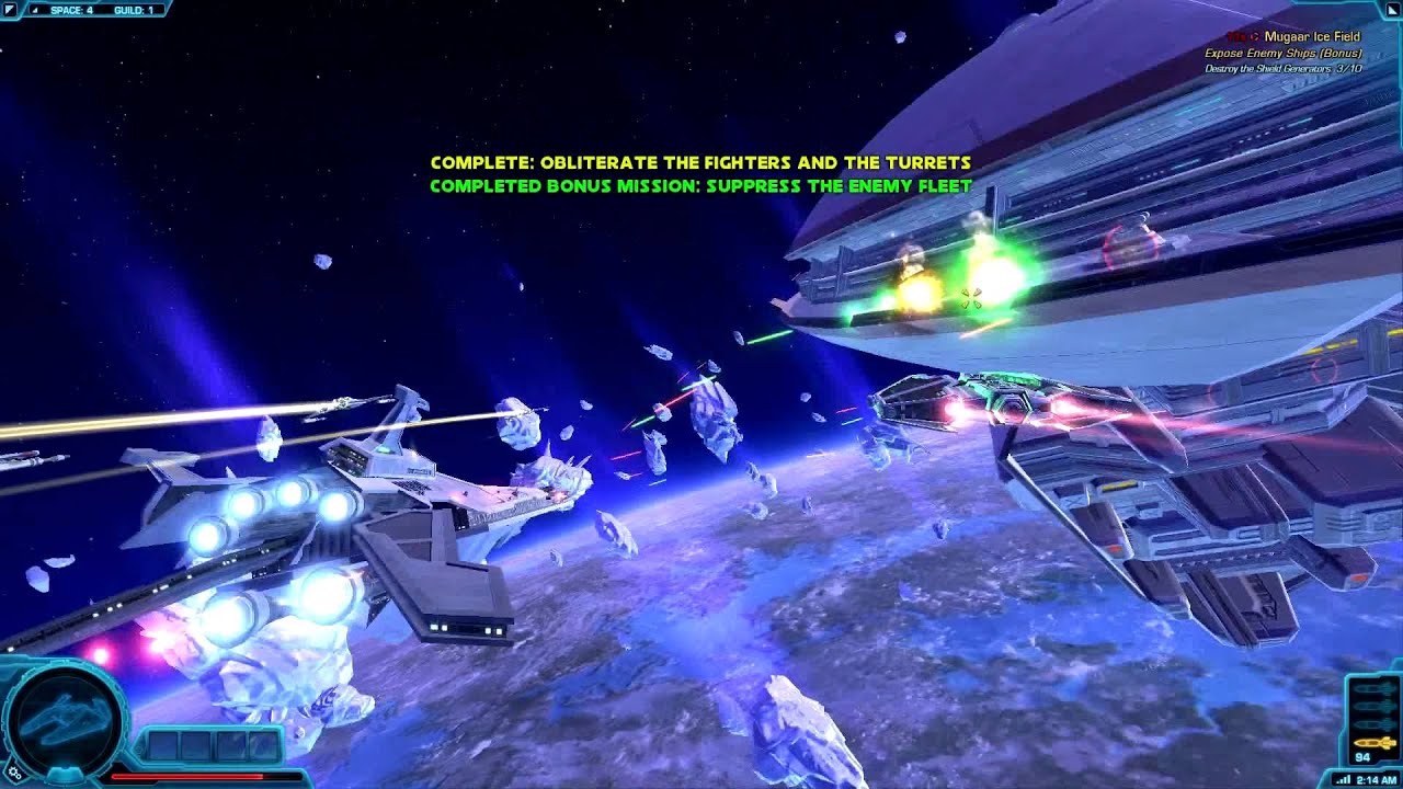 SWTOR Starship Battle first look - YouTube