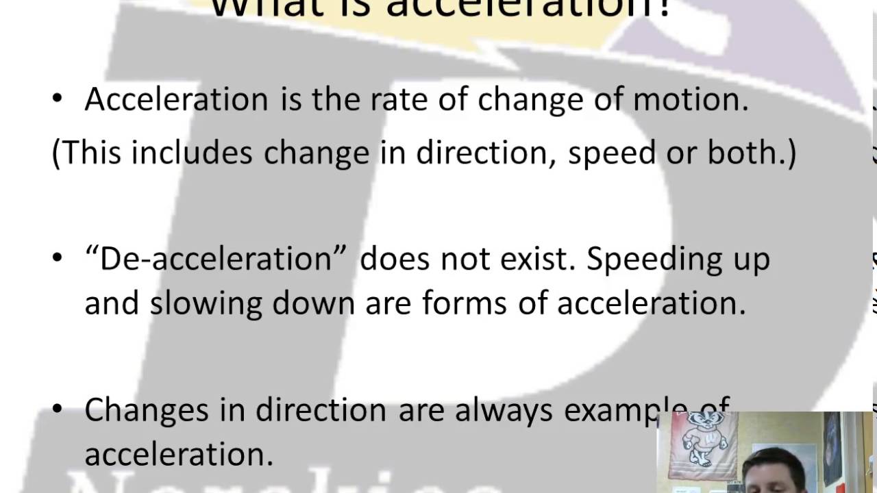 Acceleration on Motion Maps - YouTube