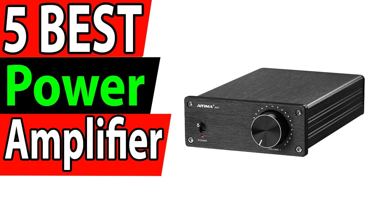 5 Best Power Amplifier Review 2024 - YouTube