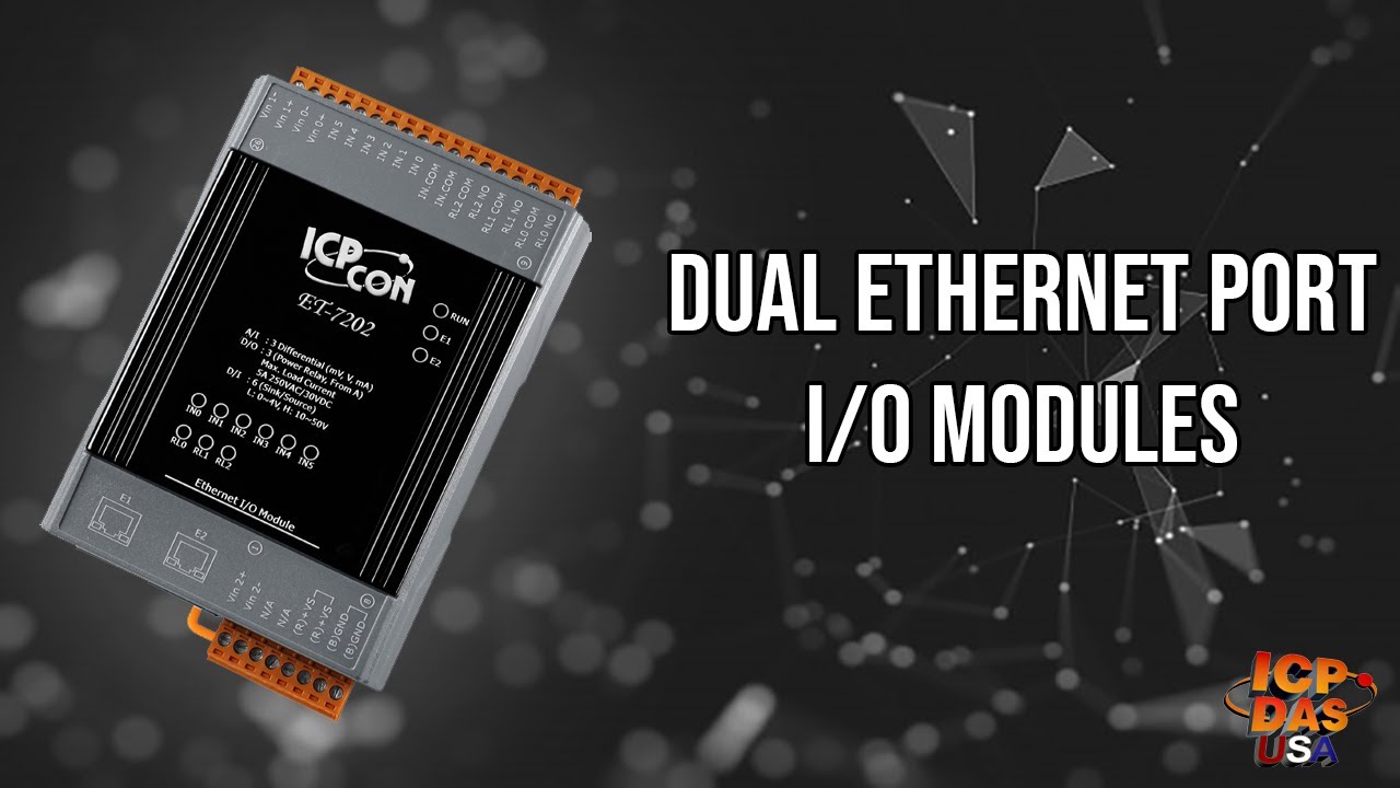Dual Ethernet Port I/O Modules - YouTube