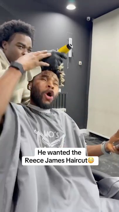 He wanted Reece James Haircut - YouTube
