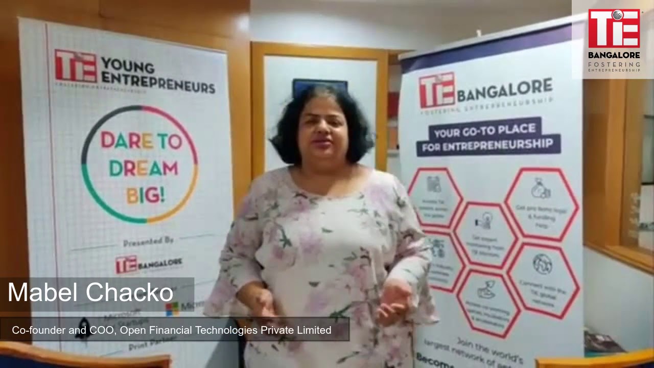 Live Session with Mabel Chacko, Co-Founder - Open Financial ...