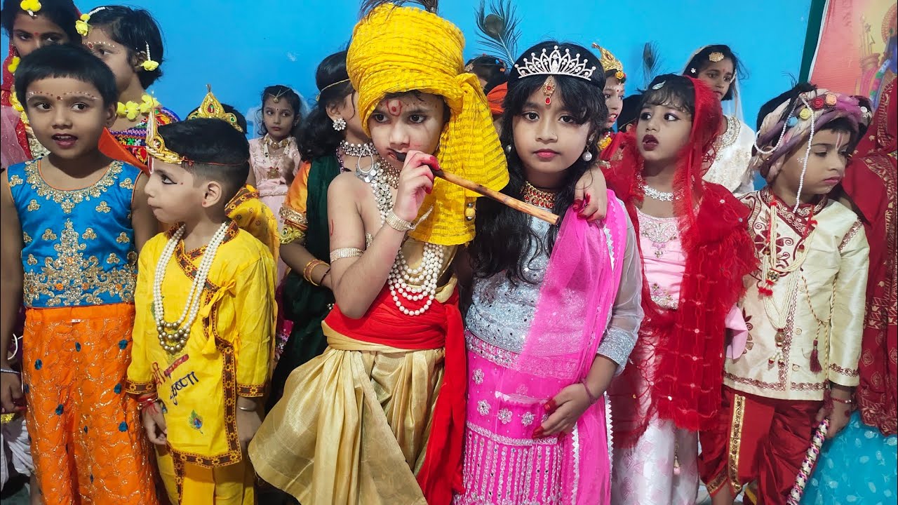 RADHE KRISHNA ROOP SAZZA PRATIYOGITA || MAHAVIRI SARASWATI BALIKA VIDYA ...