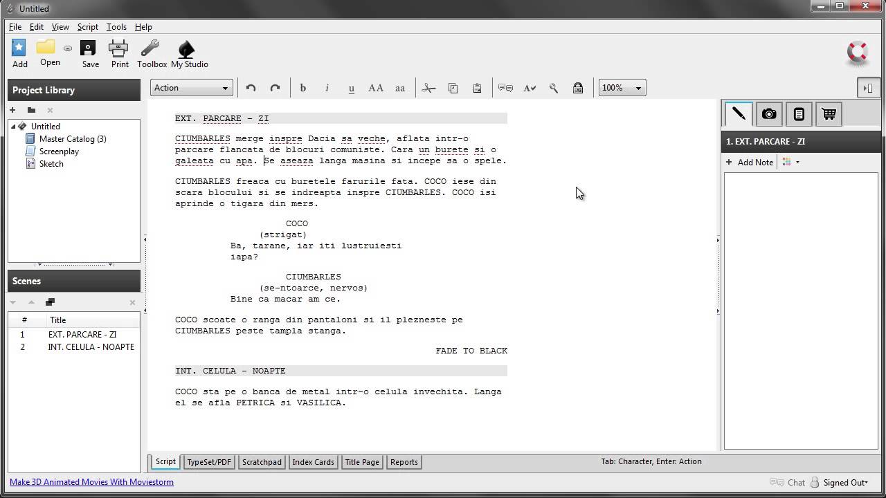 Teoretice 02 Structura de scenariu - YouTube