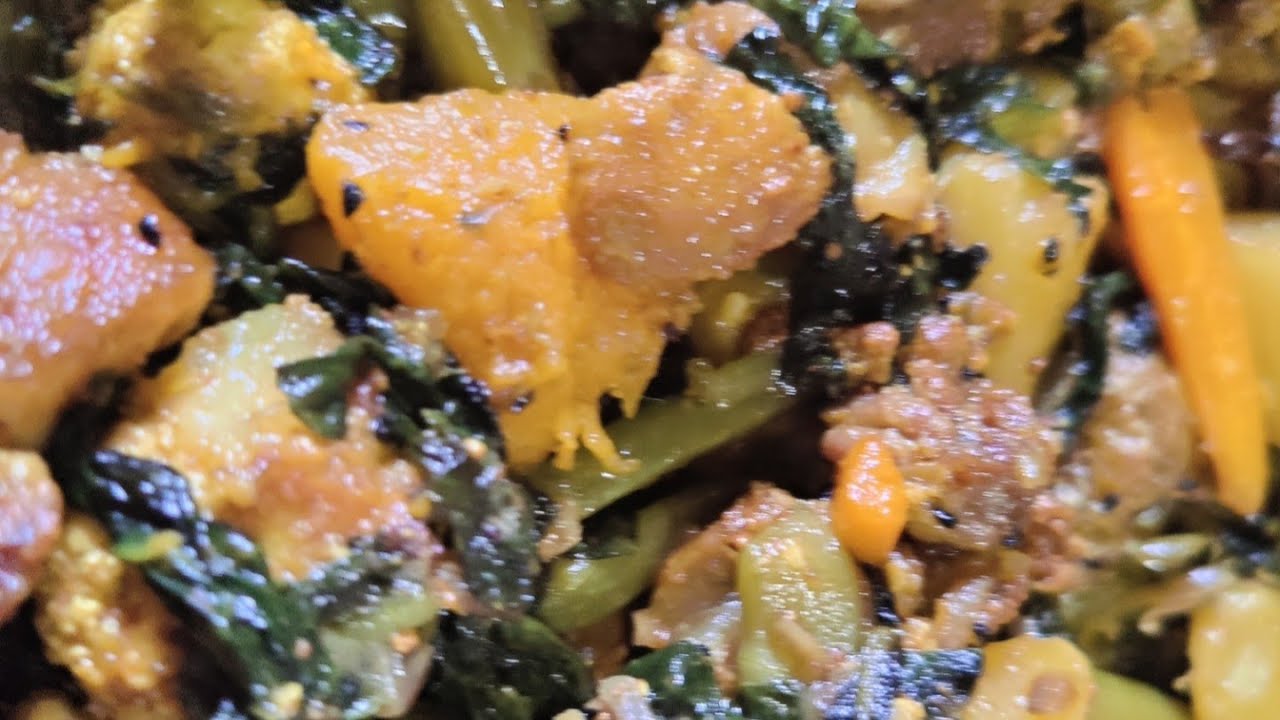 PUI SHAKER CHOCHHORE/PUI SHAKER RECIPE - YouTube