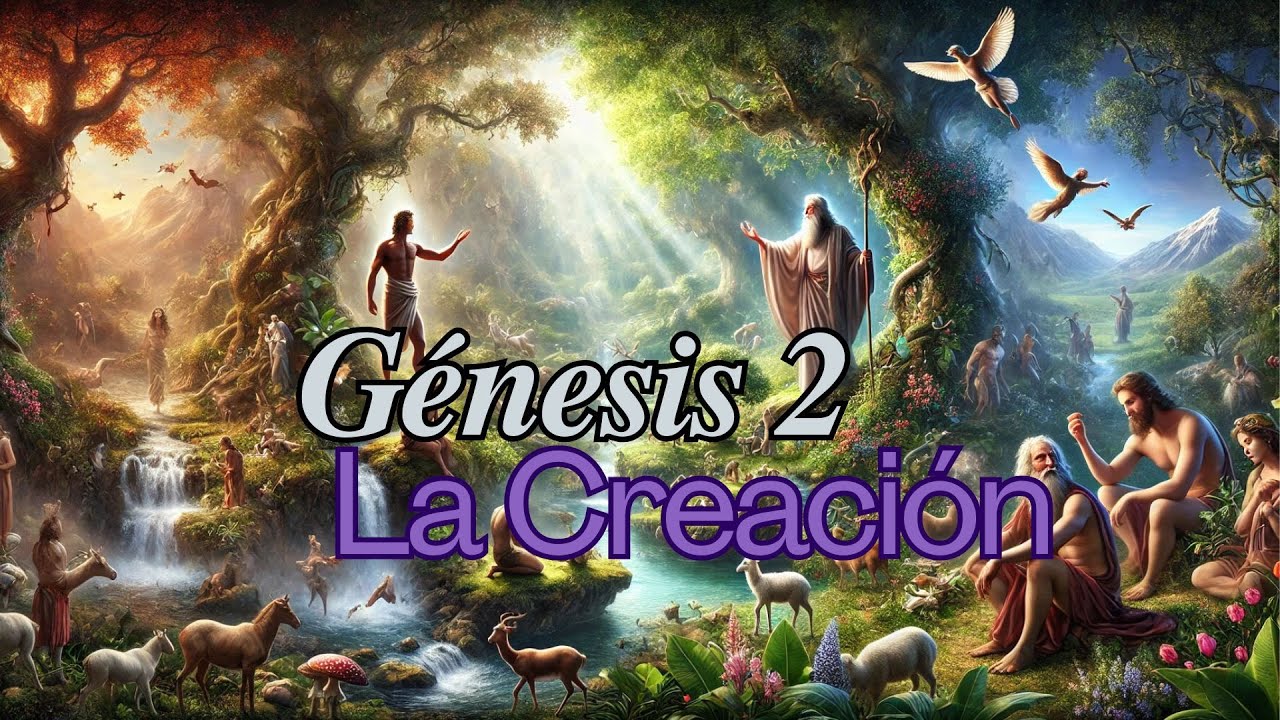 Génesis capítulo 2: La Creación de Adán y Eva Animada 4K - YouTube