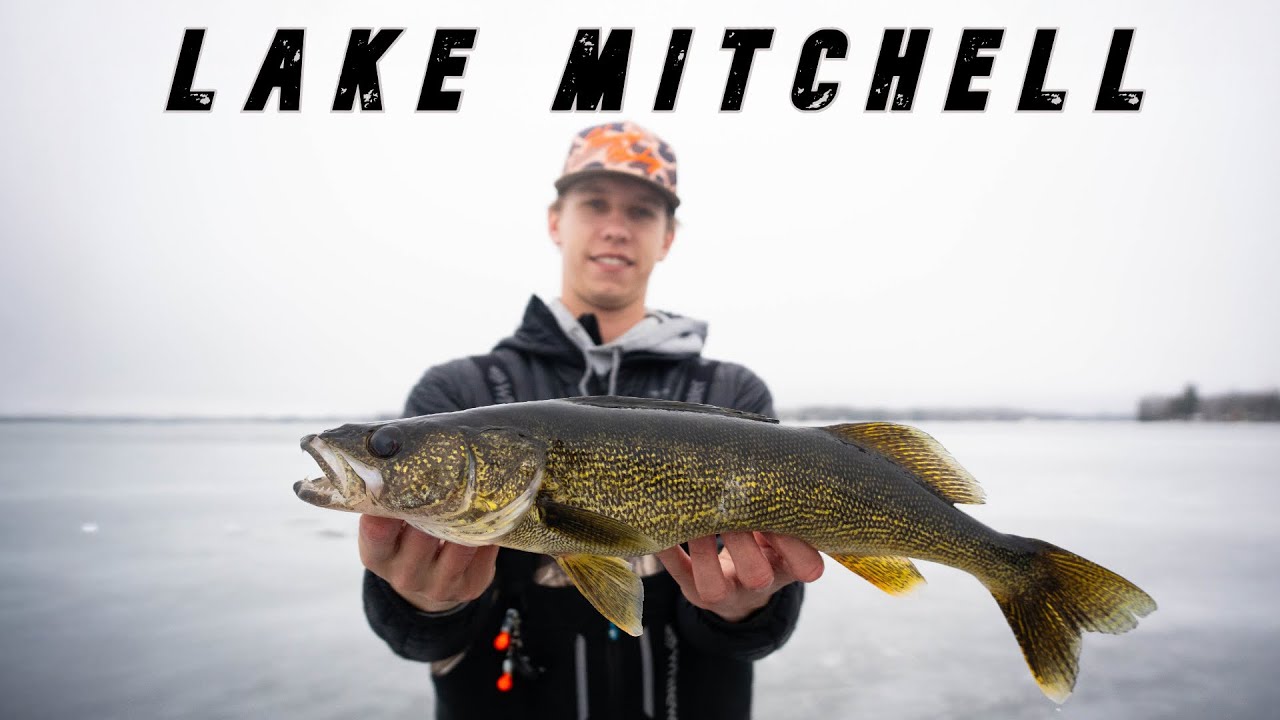 Ice Fishing GRAND SLAM on Lake Mitchell! (Underwater Footage) - YouTube