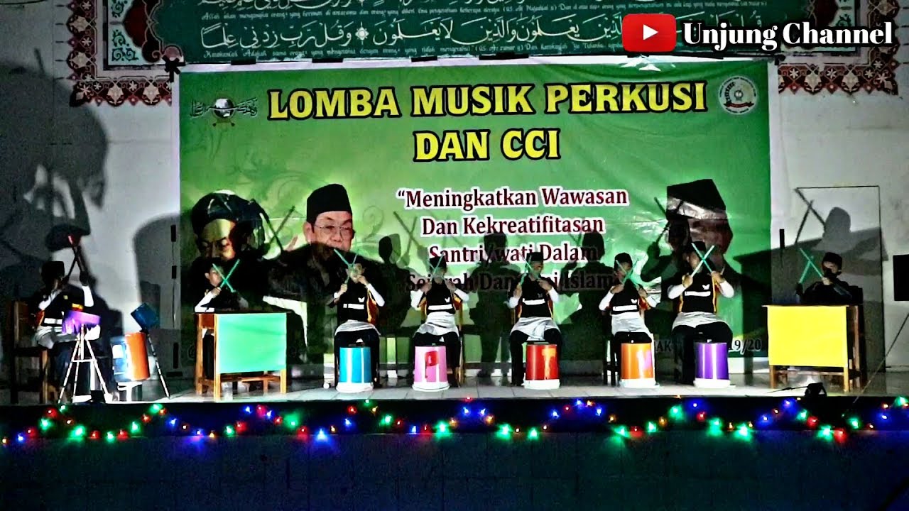 Lomba musik perkusi santri/wati!!!! - YouTube
