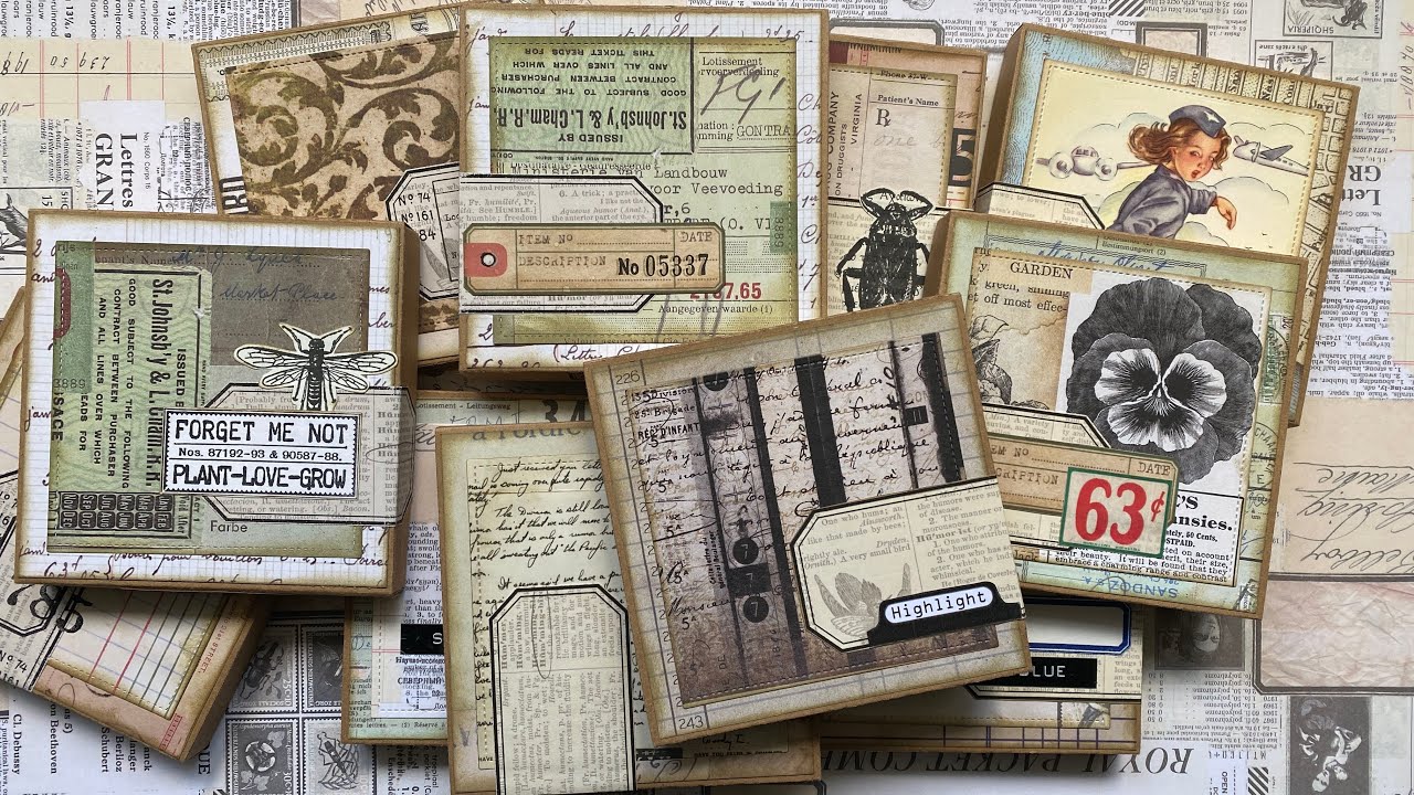 Mini Pizza boxes for ephemera storage (and many other small things ...