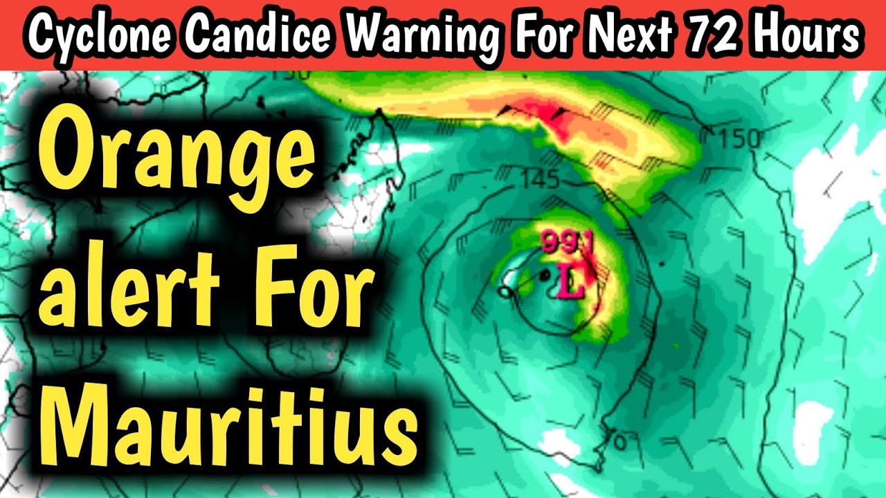 Cyclone Candice Warning For Mauritius For Next 3 Days|| Watch Now ...