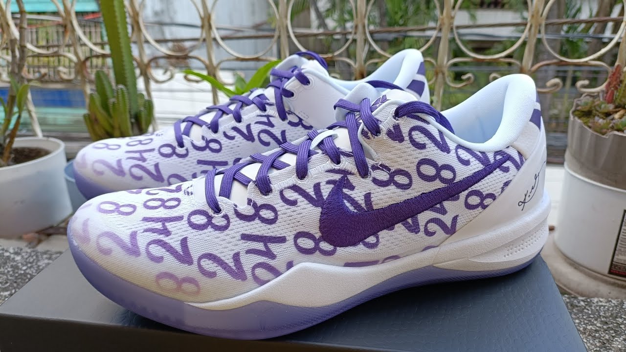 Nike Kobe 8 Protro "Court Purple" Detailed Look 👀 - YouTube