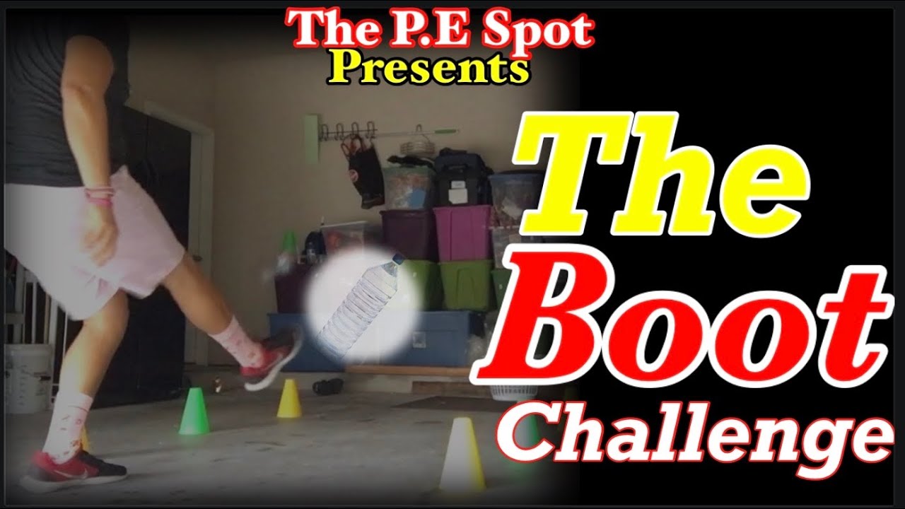 DIY PE Games | Physical Education at Home: The Boot #diypegames # ...
