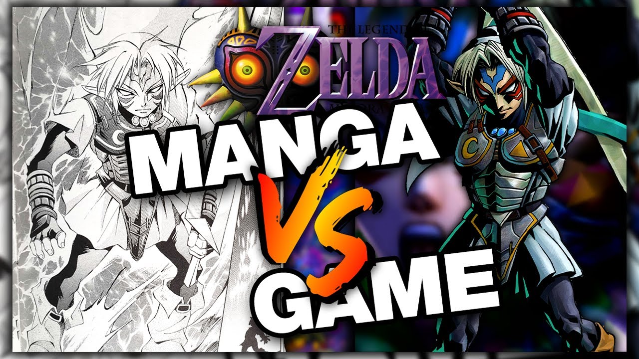 The Legend of Zelda: Majora's Mask - MANGA VS GAME - YouTube