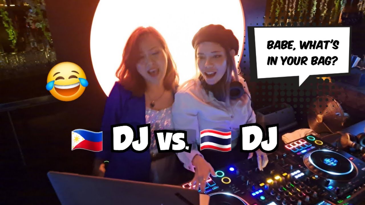 What is inside a 🇹🇭 DJ & 🇵🇭 DJ's bag? | Mama Mia Night 2.0 with DJ Krizz Katriel & DJ Risa Yu ...