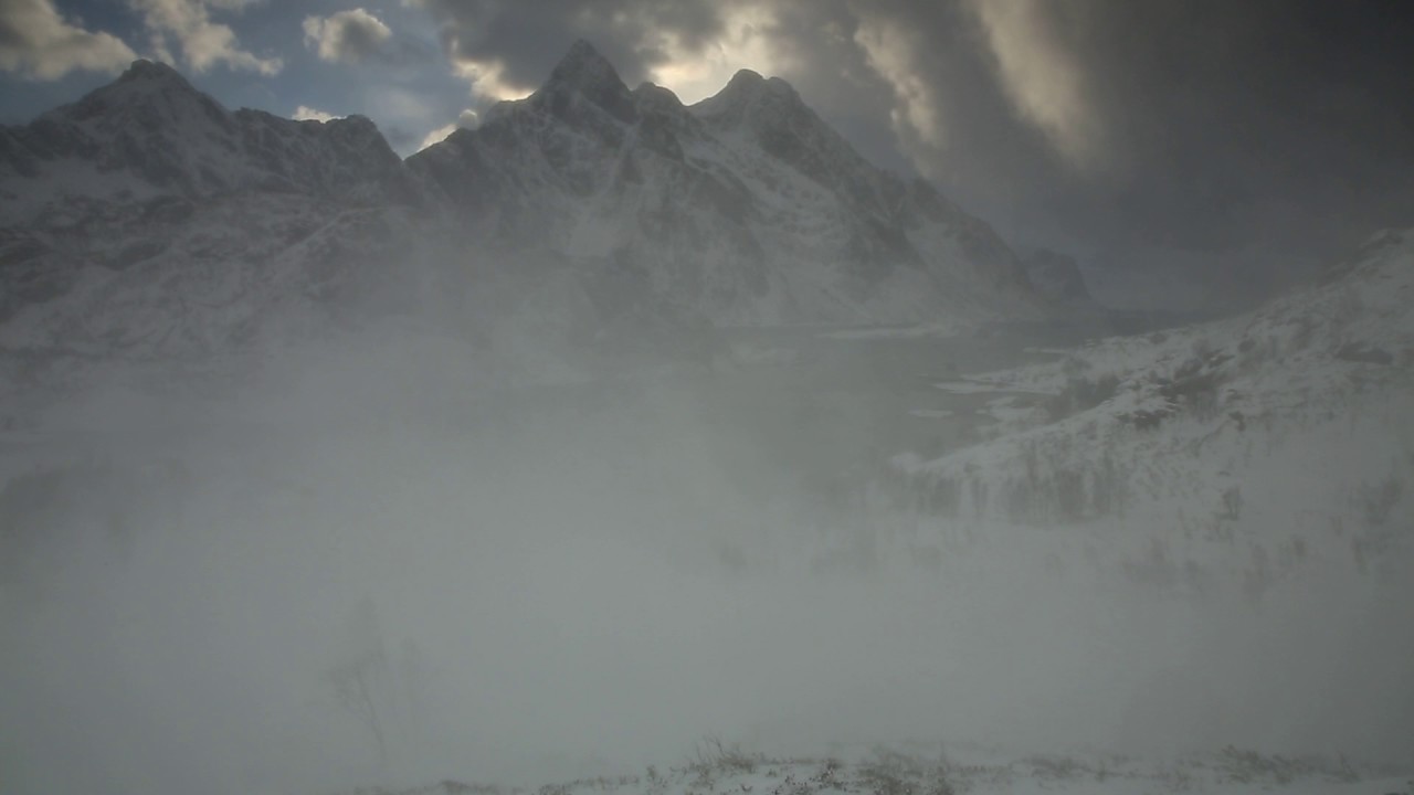 Arctic snow storm - YouTube