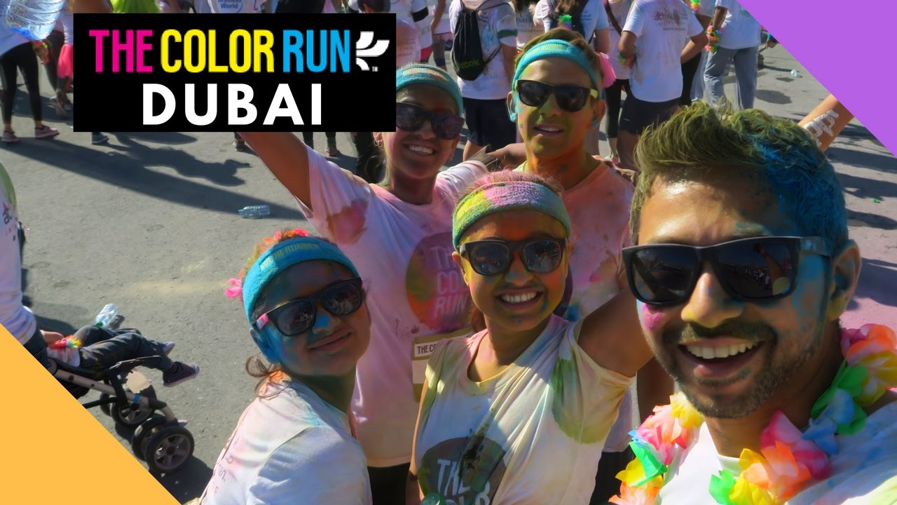 Color Run Dubai 2016 - Worlds happiest 5k - YouTube