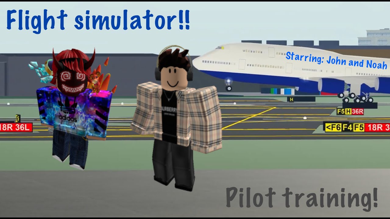 Fun Roblox Flight Simulator! | Pilot Training Flight Simulator! - YouTube