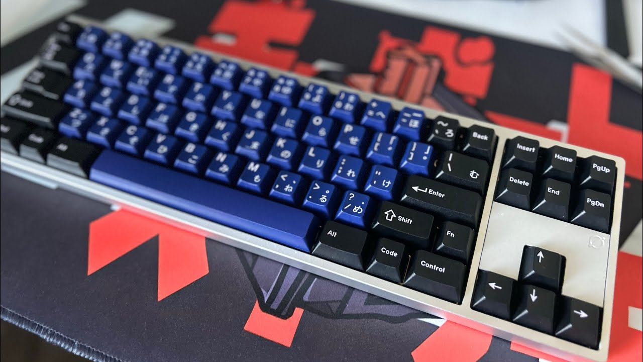 Neo70 jwick black fr4 plate gmk devoted - YouTube