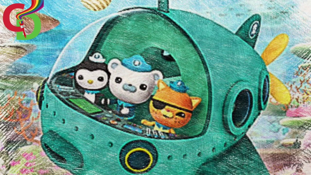 The Octonauts Cartoon Characters New Color Pencils Fun Drawings Video ...