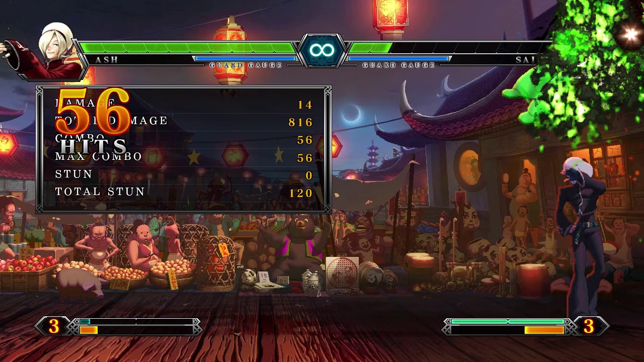 KOF XIII Ash 99hit - YouTube