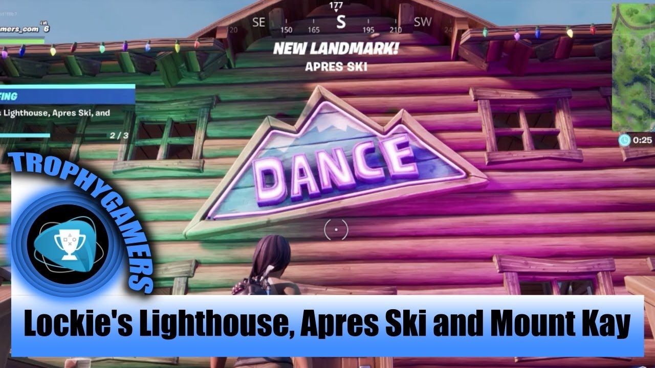 Fortnite – Land at Lockie's Lighthouse, Apres Ski and Mount Kay ...