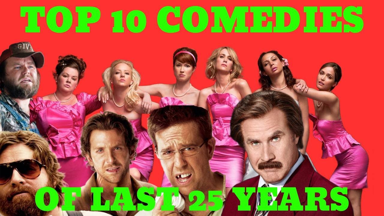 Top 10 Comedies Of The Last 25 Years! - YouTube